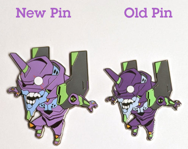 Evangelion Unit 01 Enamel Pin – smashpansy